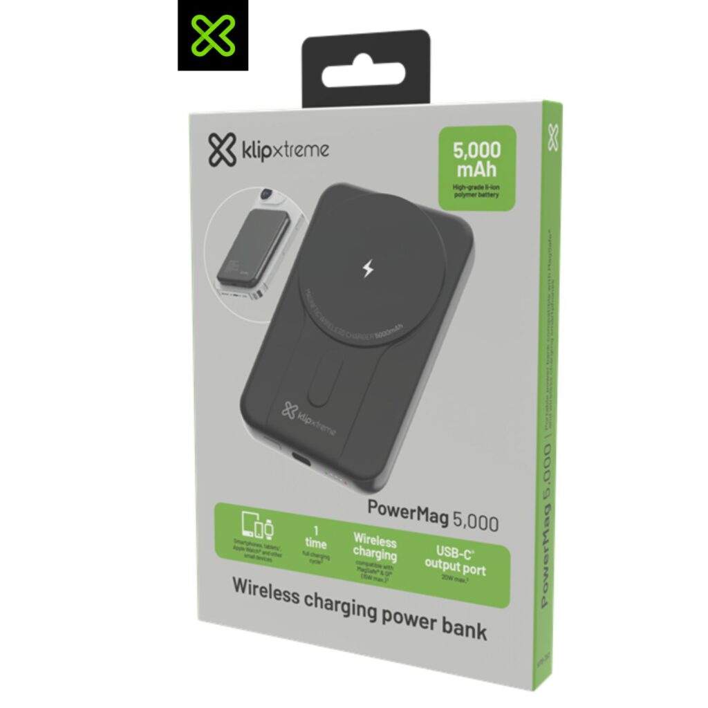 Power Bank PowerMag Klip Xtreme 5000 mAh - Gadguat